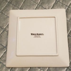 Cost Plus World Market | Kitchen | World Market Square Christmas Plates ...